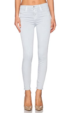 J Brand High Rise Ankle Zip in Oyster | REVOLVE