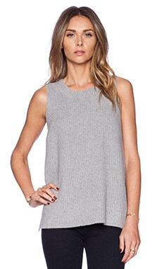 J Brand Flo Sweater Tank in Medium Grey Heather | REVOLVE