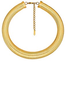 Jordan Road Serpent Choker Necklace in 18k Gold Plated Brass | REVOLVE