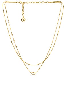 Kendra Scott Emilie Multi Strand Necklace in Gold & White Opal | REVOLVE