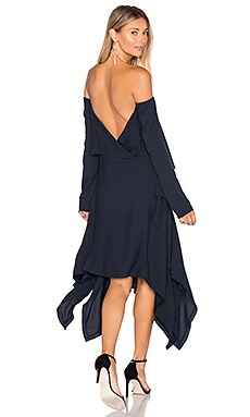 KITX Off Shoulder Backless Dress in Midnight | REVOLVE
