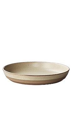 KINTO CLK-151 Ceramic Deep Plate Set Of 3 in Beige | REVOLVE
