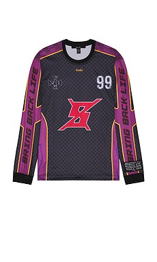 Ksubi Stinger Long Sleeve Moto Jersey in Multi | REVOLVE