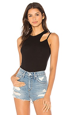 Lanston Split Strap Tank in Black | REVOLVE