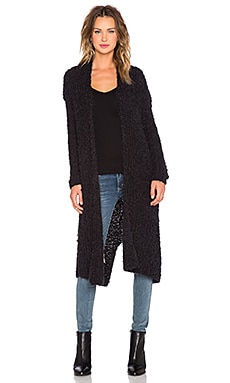 Line & Dot Jeanne Long Cardigan in Black | REVOLVE