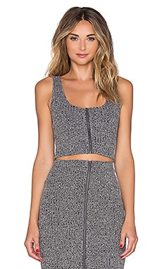 Lovers and Friends Downtown Top in Marled Grey | REVOLVE