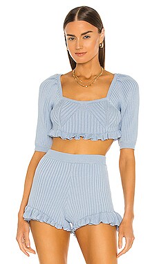 LPA Esther Top in Baby Blue | REVOLVE