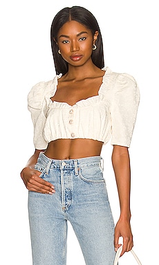 LPA Evan Top in Ivory | REVOLVE