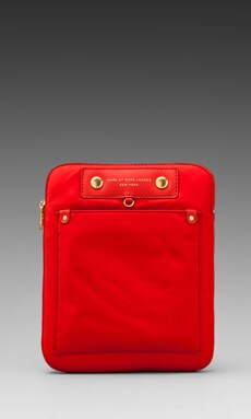 Marc by Marc Jacobs Preppy Nylon Tablet Case in Blaze Red | REVOLVE