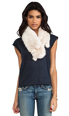 Marc by Marc Jacobs Rue Faux Rabbit Fur in Antique White | REVOLVE