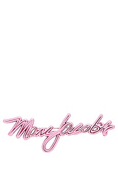 Marc Jacobs Signature Logo Pin in Neon Pink | REVOLVE