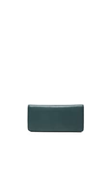 Marc Jacobs Recruit Open Face Wallet in Green Jewel | REVOLVE