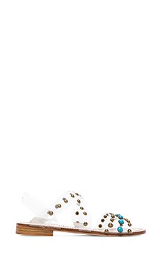 MADISON HARDING Ariel Sandal in Clear | REVOLVE