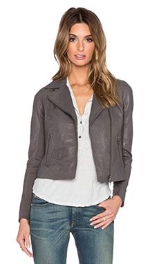 Muubaa Bovaye Drape Jacket in Bentonite Grey | REVOLVE