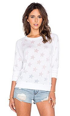 Nation Los Angeles Majestic Star Raglan in White | REVOLVE