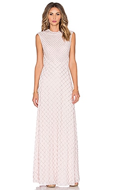 Needle & Thread Circle Mesh Maxi Dress in Bleach Pink | REVOLVE