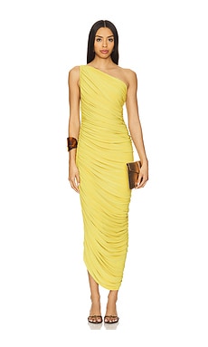 Norma Kamali Diana Gown in Asparagus | REVOLVE