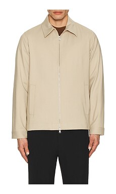 NN07 Ivan Zip Overshirt in White Pepper | REVOLVE