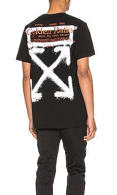 OFF-WHITE Cartoon Slim Tee in Black & White | REVOLVE