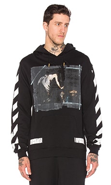 OFF-WHITE Caravaggio Hoody in Black Multi | REVOLVE