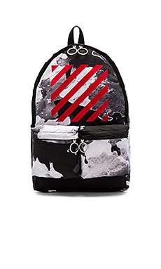 OFF-WHITE Liquid Spots Backpack in All Over Red | REVOLVE