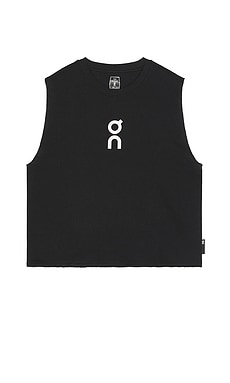 On Club Crew Crop in Black | REVOLVE