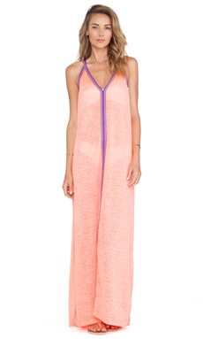 Pitusa Inca Sun Dress in Coral | REVOLVE