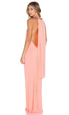 Pitusa Goddess Dress in Coral | REVOLVE