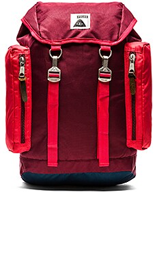 Poler Rucksack in SBW & Steel Blue & Cayenne | REVOLVE