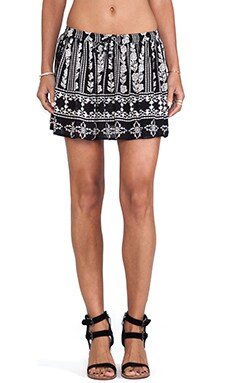 Raga Circle Skirt in Black & White | REVOLVE