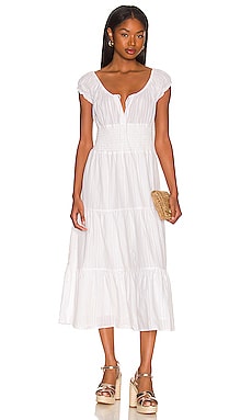 Rails ROBE MI-LONGUE DARIA en White Shadow Stripe | REVOLVE