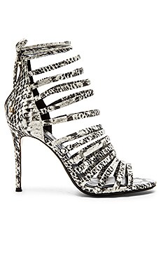 RAYE Brielle Heel in Natural Snake | REVOLVE