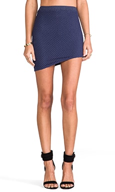 Riller & Fount Larry Fishnet Mini Skirt in Jax | REVOLVE