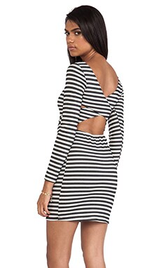 Rory Beca Bridge Stripe Cross Back Dress in Bandit | REVOLVE