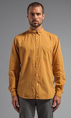 Steven Alan Single Needle Shirt in Golden Check | REVOLVE