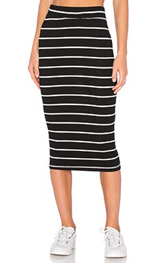 SAM&LAVI Naty Skirt in Solange Stripe | REVOLVE