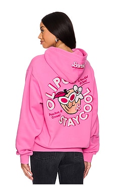 Stay Cool x OLIPOP Barbie Peaches & Cream Hoodie in Pink | REVOLVE