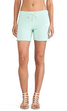 SUNDRY Palm Tree Sweatshorts in Dark Mint | REVOLVE