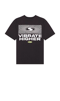 SUPERVSN Vibrate Higher Tee in Vintage Black | REVOLVE