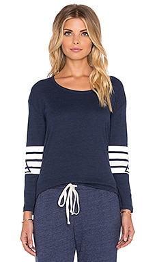Stillwater Ruby Boheme Stripe Tee in Indigo | REVOLVE