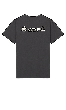 Snow Peak Logo T-shirt in Charcoal | REVOLVE