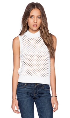 Theory Mayleen Tank in White | REVOLVE