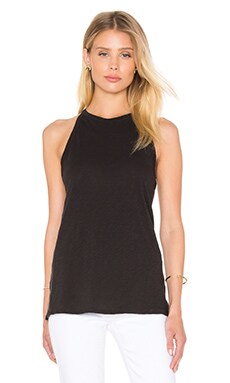 Theory Kavasi Tank in Black | REVOLVE