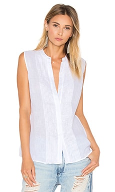 Theory Reeta Tank in White | REVOLVE