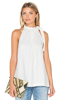 Theory Maysprin Tank in Cream | REVOLVE