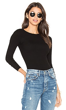 three dots Crew Neck Tee in Black | REVOLVE