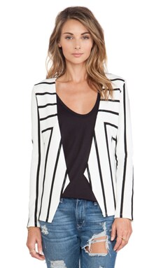 Toby Heart Ginger x Love Indie Jester Blazer in Black & White | REVOLVE