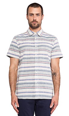 TOVAR Wilder Shirt in Red/White/Blue in Red & Wht & Blue | REVOLVE