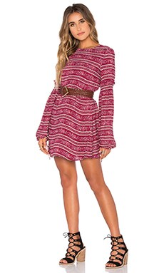 Tularosa x REVOLVE Gracefully Dress in Red Border | REVOLVE