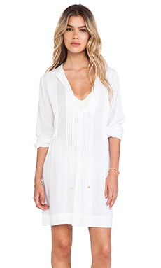 Vix Swimwear Catarina Tunic in Solid White | REVOLVE